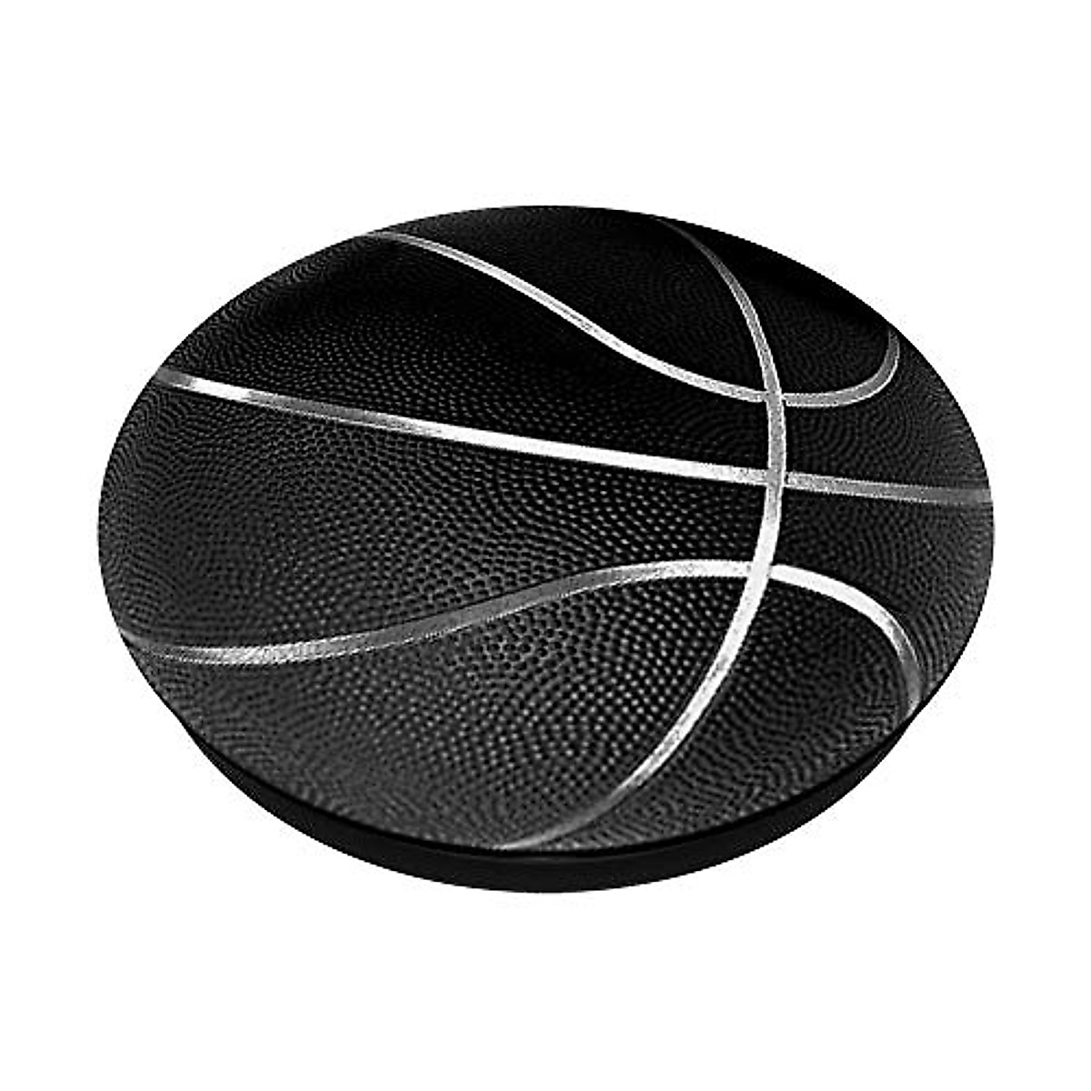 Basketball Black and White Basketball Sports Gift PopSockets PopGrip: Swappable Grip for Phones & Tablets