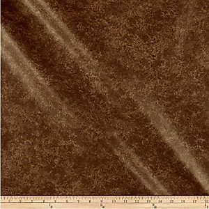 Plastex Faux Leather Buffalo, Camel Print 5 Yards