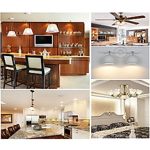 CTKcom 2W G45/G14 Candelabra LED Bulbs Dimmable(4 Pack)- E14 Base Vintage Edison LED Bulb 20W Equivalent 2700K Warm White Lamp for Home,Pendant Lights,Sconces,Antique Light Fixtures 110V~130V AC