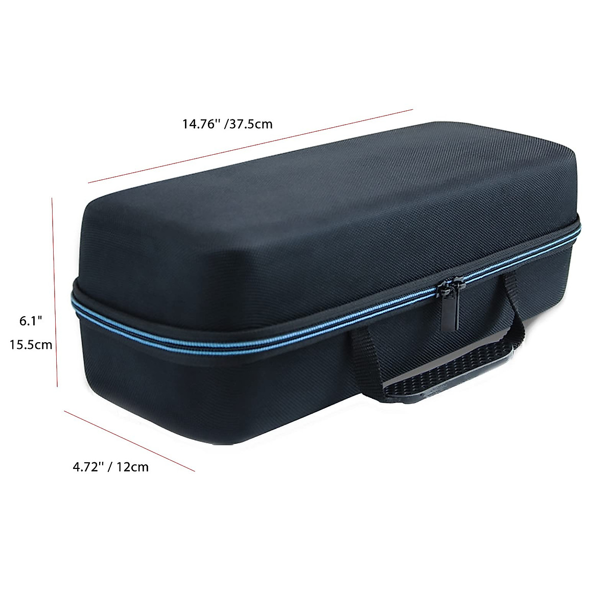 Case for Samsung The Freestyle Projector & Battery Base All Accessories Storage, Compatible with 30” - 100” The Freestyle 2nd Gen EVA Hard Bag Anti-Scratch Anti-Collision (Black)