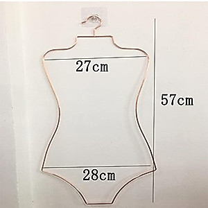 FAKEME 2X Swimsuit Hanger for Kids Wardrobe Organizer Unisex Coat Rack Clothes Hanger