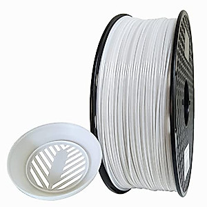 White ABS Filament 1.75 mm 3D Printer Filament 1KG 3D Printing Materials Plastic Black Red Silver CC3D ABS + Pro Filament White Color