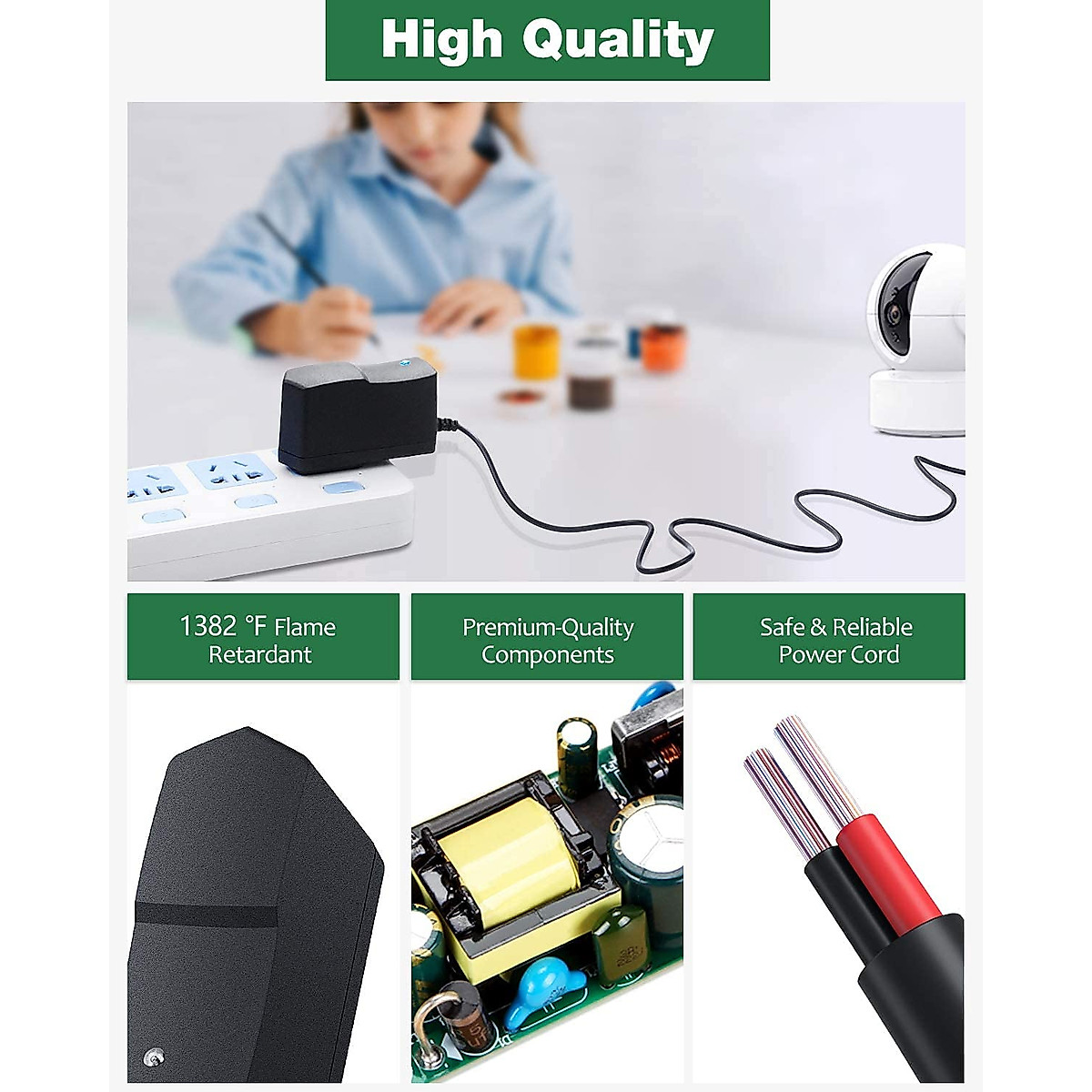 BestCH AC Adapter for Wahl Model: S004MU0400090 PT# 97581-1105 Shaver Trimmer Class 2 Power Supply (w/Barrel Round Plug Tip. NOT 2-Prong Connector)