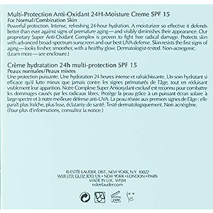 Estee Lauder Daywear Multi Protection Anti Oxidant Creme SPF 15 for Unisex, 1.7 Ounce