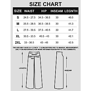 ZOOSIXX Soft Black Pajama Pants for Women, Wide Leg Comfy Casual Lounge Yoga Capri Pants 22'' / 30''