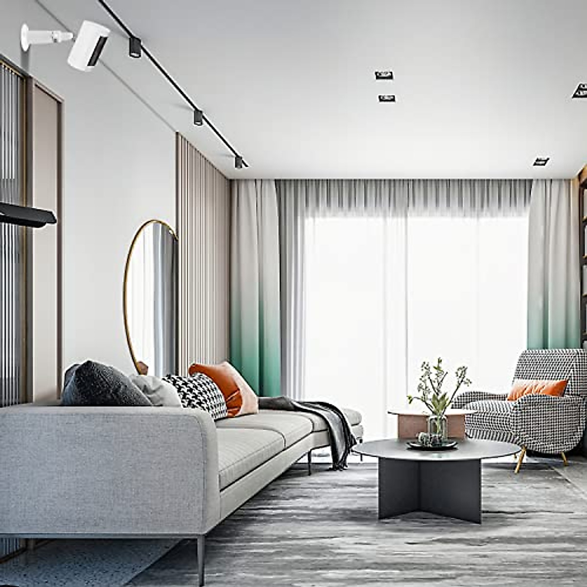 (Metal 2 Pack) 360 Degrees Adjustable Security Wall Mount for Ring Stick Up Cam/Ring Indoor Cam/Wyze Cam/Eufy Cam/Arlo Cameras, Fits All Cameras with Standard 1/4 Threaded Holes-White