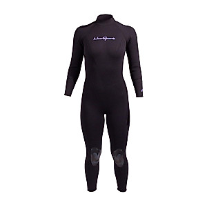 NeoSport Wetsuits Women's Premium Neoprene 1mm Full Suit, Black, 14 - Diving, Snorkeling & Wakeboarding