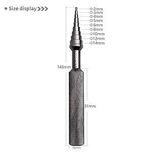 Hobbypark RC Bearing Driver Bearing Puller Removal Tool Bearing Press and Small Sleeve Hex Socket Wheel Wrench for RC Car Roller Skates Skateboards