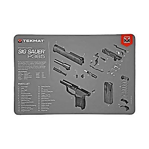 TekMat Sig Sauer P365 Gun Cleaning Mat, Black