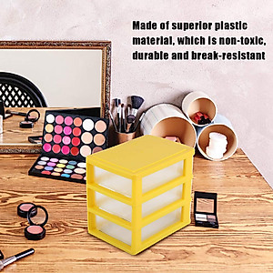 Vruping Mini Drawer Organizer, Plastic Jewelry Makeup Storage Box with Adjustable Detachable Dividers for Small Accessories (#5)