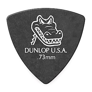 JIM DUNLOP Gator Grip Small Triangle .73mm Guitar Picks, 6 Pack (572P073)