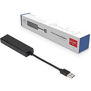 Luqeeg VR Converter Cable for PS5, VR Camera Adapter for PSVR on PS5, Converter Connecting Cable for PS5 Game Console, Parallel Adapters for Host Camera