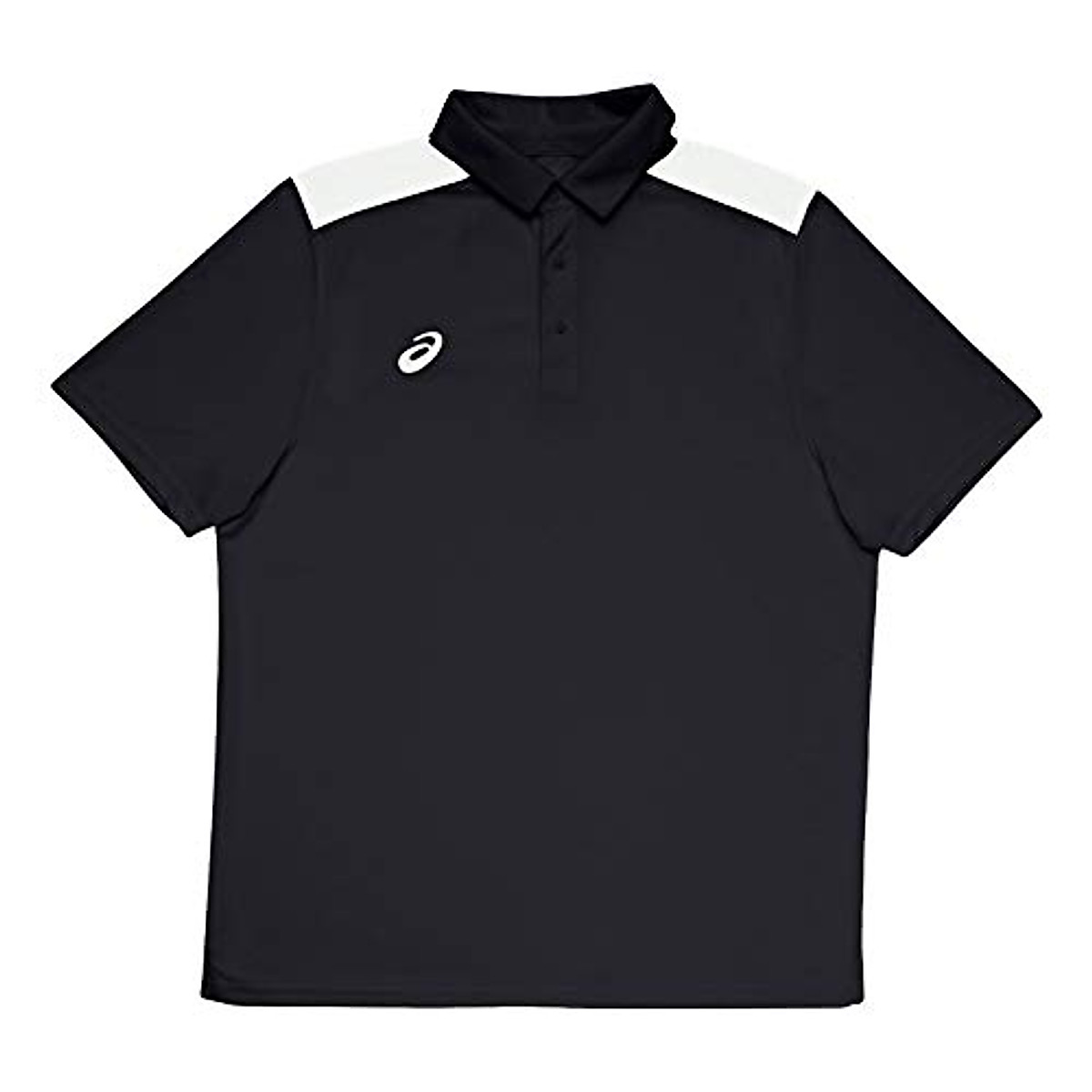 ASICS Men's Hex Print Polo, Team Black, Small