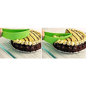 WOIWO 1 PCS Baking Tools Plastic One-Piece Cake Cutter Triangle Cake Cutter