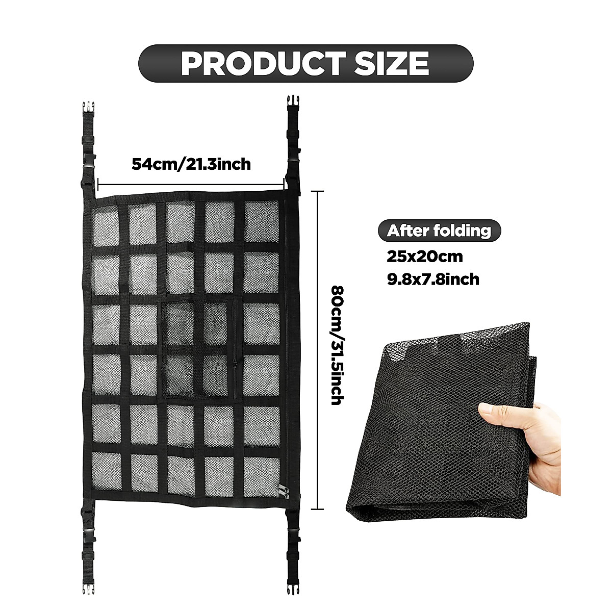 Car Ceiling Cargo Net Pocket