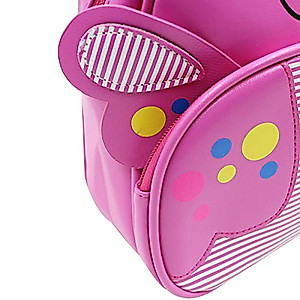 Pamayaneen Cute Bee Backpack Purse for Little Girl Mini Backpack 3D Cartoon Small Leather Daypack for Baby Girl Boy 1-5 Years