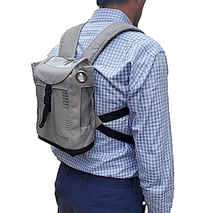 O2TOTES USA Premium Ultra Lightweight Backpack fit for the Inogen One G3 Unit (Patented Design) (gray) Fits Units: IS0-300 OR IO-300/NEW IMPROVED DESIGN