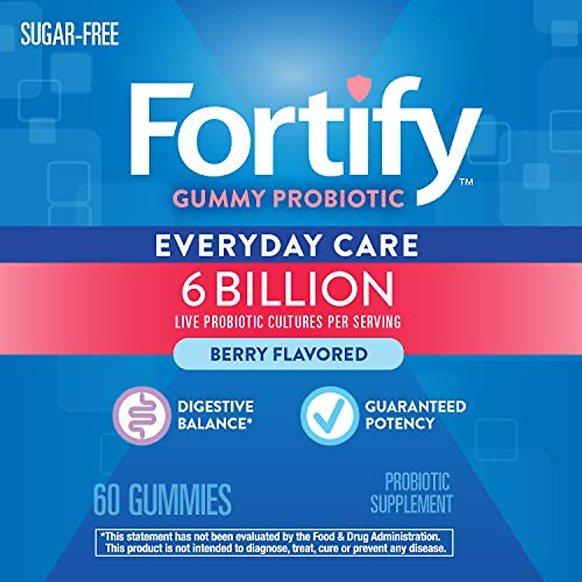 Nature's Way Fortify Probiotic Gummies, 6 Billion, 60 Gummies
