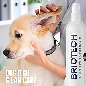 BRIOTECH Pure Hypochlorous Acid Spray and Cleanser, Original Premium HOCl Topical Solution, Multi-Purpose Cleaner, Family Approved & Pet Friendly, 1 gal refill ea, 2 ct