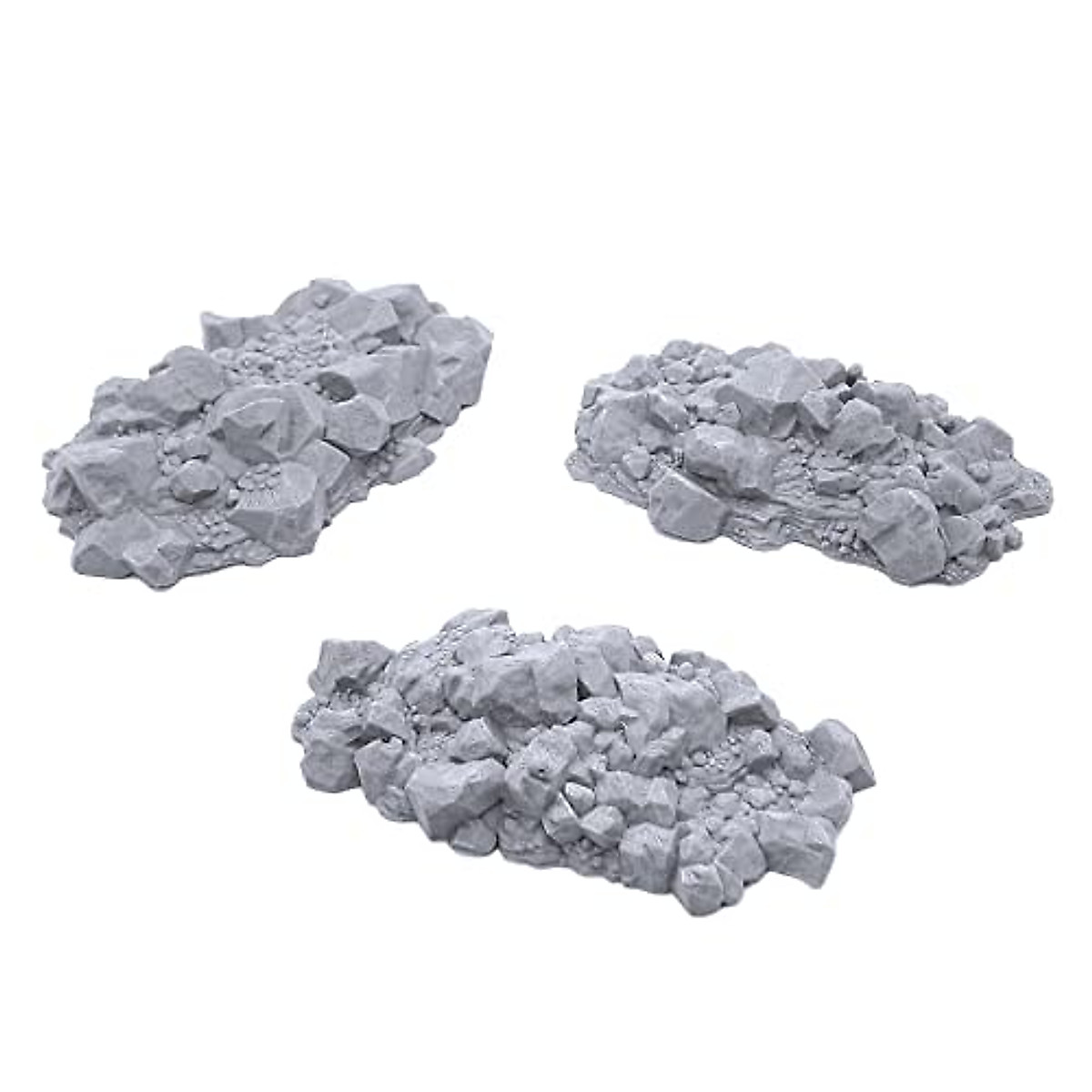 EnderToys Jagged Rocks Scatter by Printable Scenery, 3D Printed Tabletop RPG Scenery and Wargame Terrain 28mm Miniatures