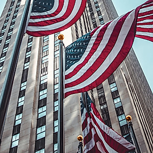 Anley Authentic 3" Flagpole Ball Topper Ornament - Gold Anodized Aluminum Finish - Weatherproof Top Replacement - Fit Standard USA Flag Poles, Pulley Truck & Solar Lights