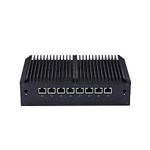 Qotom Q838GE 8 LAN Mini PC with Processor Intel Core 8130U Barebone Desktop Mini Computer
