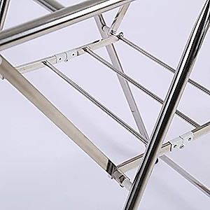 LTLGHY Rack Clothes Foldable, Laundry Drying Rack for Indoor Outdoor,Easy Storage Clothes Drying Rack, Free of Installation Garment Rack