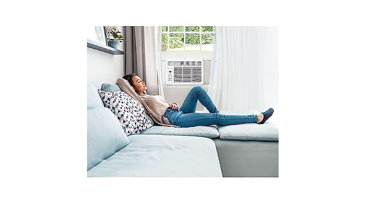 Keystone 5,000 BTU Window AC - Smart & Quiet