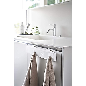 Yamazaki Home Tower Self Adhesive Towel Holder - Abs Plastic