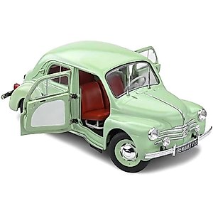 1955 4CV Vert D'eau Green 1/18 Diecast Model Car by Solido S1806602