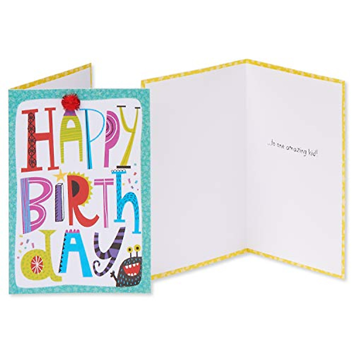 American Greetings Premium Birthday Cards, Kid-Friendly Designs (8-Count)