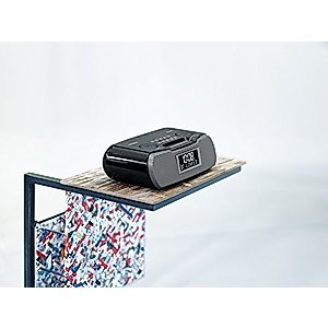 Sangean Compact Bluetooth AM/FM Dual Alarm Clock Radio with Large Easy to Read Backlit LCD Display