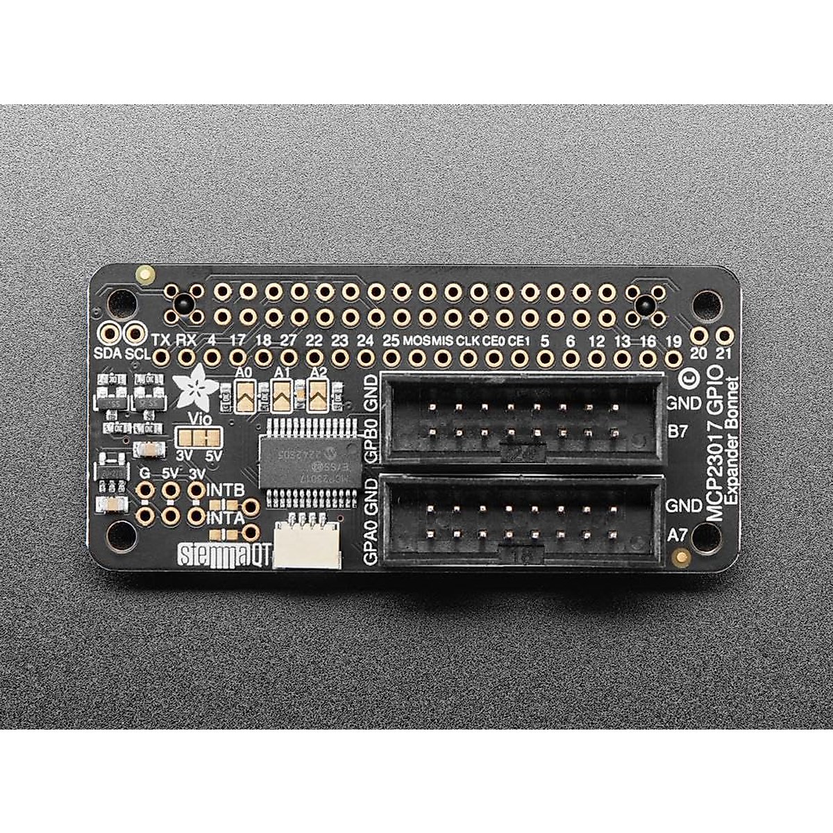 Adafruit 4132 GPIO Expander Bonnet - 16 Additional I/O Over 12C