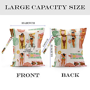 zcyxuuw Wet Bag, Wet Dry Bag, Wet Bag for Swimsuit, Travel, Beach, Pool, Diapers, Dirty Yoga Gym Clothes, Makeup Bag, Waterproof Reusable s Weekend Bag for Women s Trip Gifts