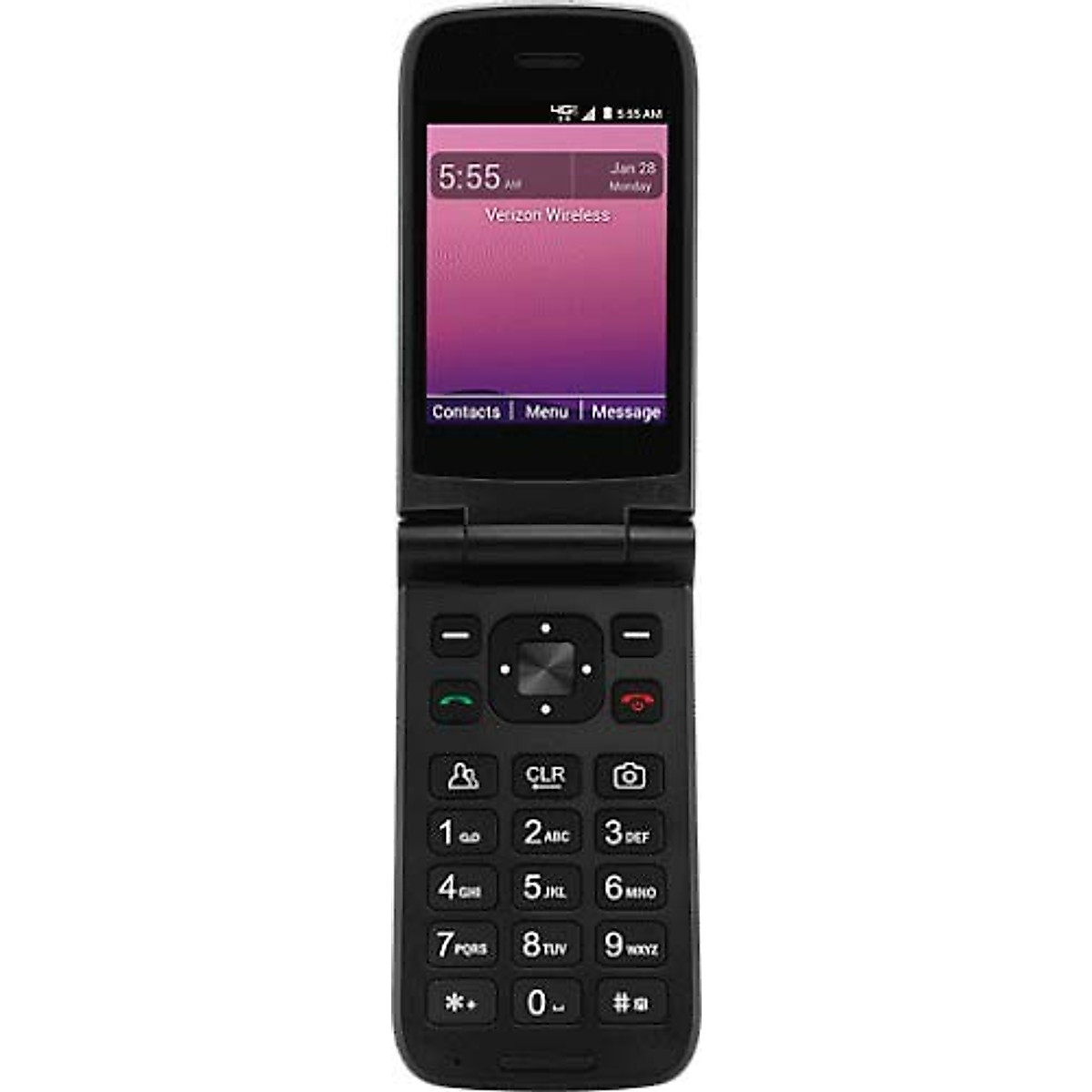 Orbic Journey V Verizon Prepaid 4g LTE Flip Phone - Black