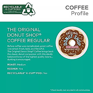 The Original Donut Shop Regular Keurig K-Cup Pack, (100 K-Cups)