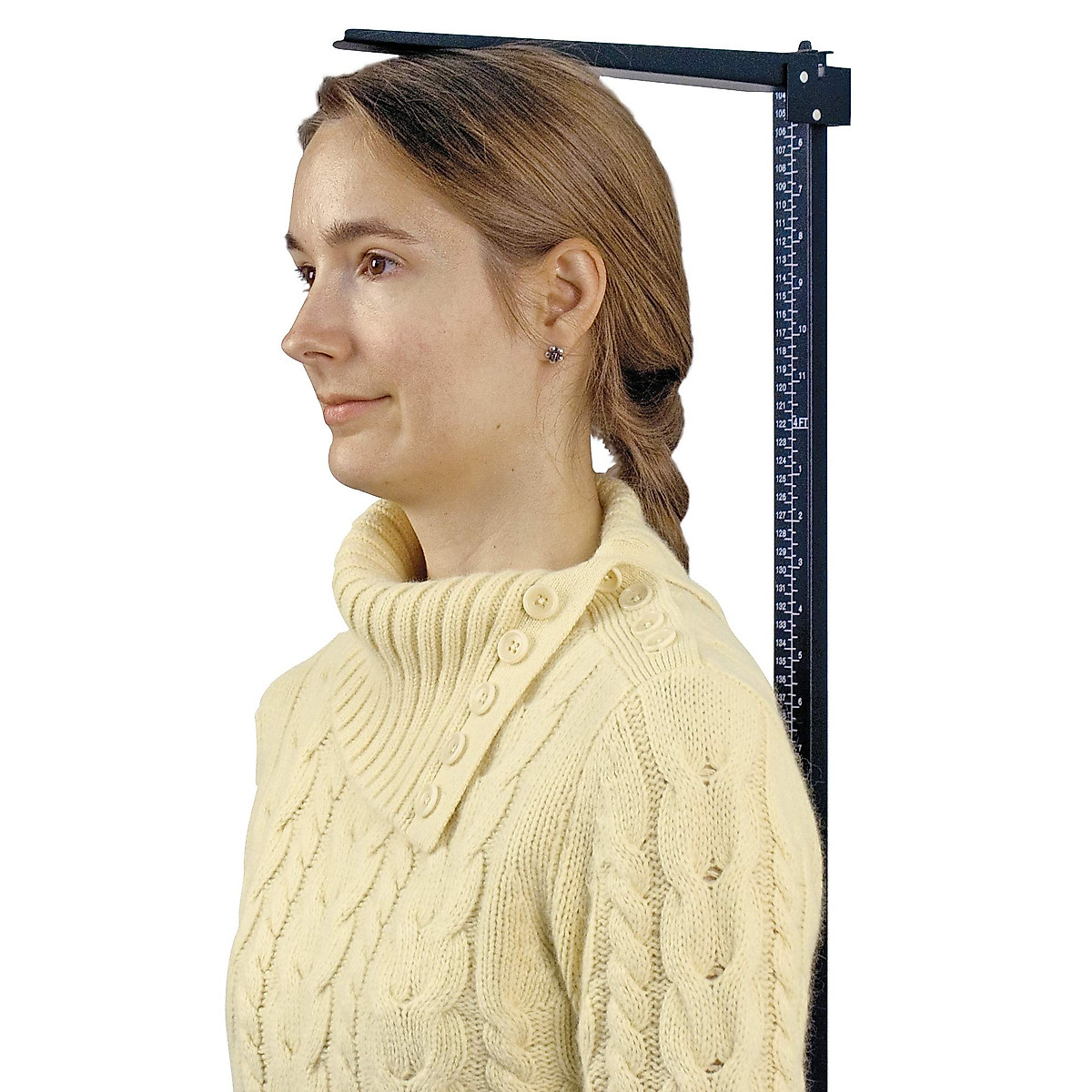 Detecto 3PHTROD-WM Durable, Wall-Mount Stadiometer Height Rod, Measures up to 78"