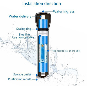 INKIB 3012-400g Replacement Filter Filtration System 400G Water Purification Ro Membrane Anti-Drying Membrane Purification Membrane