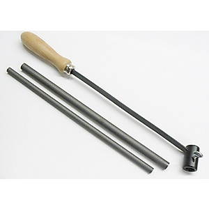 Graphite Stirring RODS with Holder Mix MELT & STIR Molten Metal 2 RODS & Handle (LZ 1 PM 18x3x3)