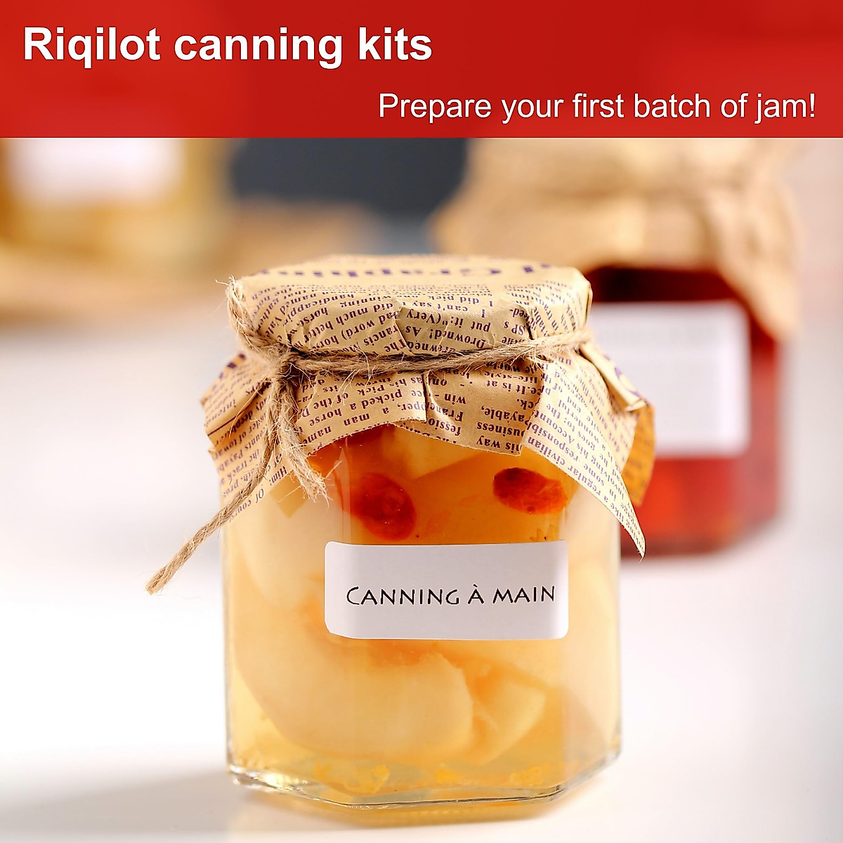 Canning Supplies Starter Kit Kitchen Tool Set Include Canning Tongs, Jar Wrench, Magnetic Lid Lifter, Wide Mouth Funnel, Bubble Popper/Measurer, Jar Lifter for Water Bath Canner Pot or Pressure Canner