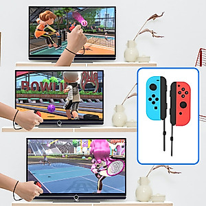 JDDWIN Switch Accessories Bundle:9 IN 1 Accessories kit for Nintendo Switch/Switch OLED Sports Games Accessories -Tennis Rackets,Zelda Sword,Joycon Grip, Hand&Leg Straps,Golf Clubs (9 in 1)