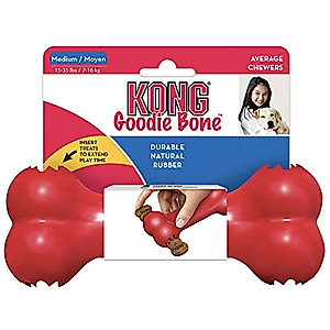 KONG - Goodie Bone and Flyer - Durable Rubber Chew Bone and Flying Disc - for Medium/Large Dogs