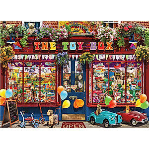 Ceaco - Shop Windows - Toy Box - 1000 Piece Jigsaw Puzzle, 26.6 x 19