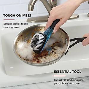 KitchenAid Soap Dispensing Sink Brush, Black