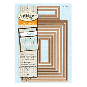 Spellbinders Nestabilities A2 Card Creator Dies, Matting Basics B