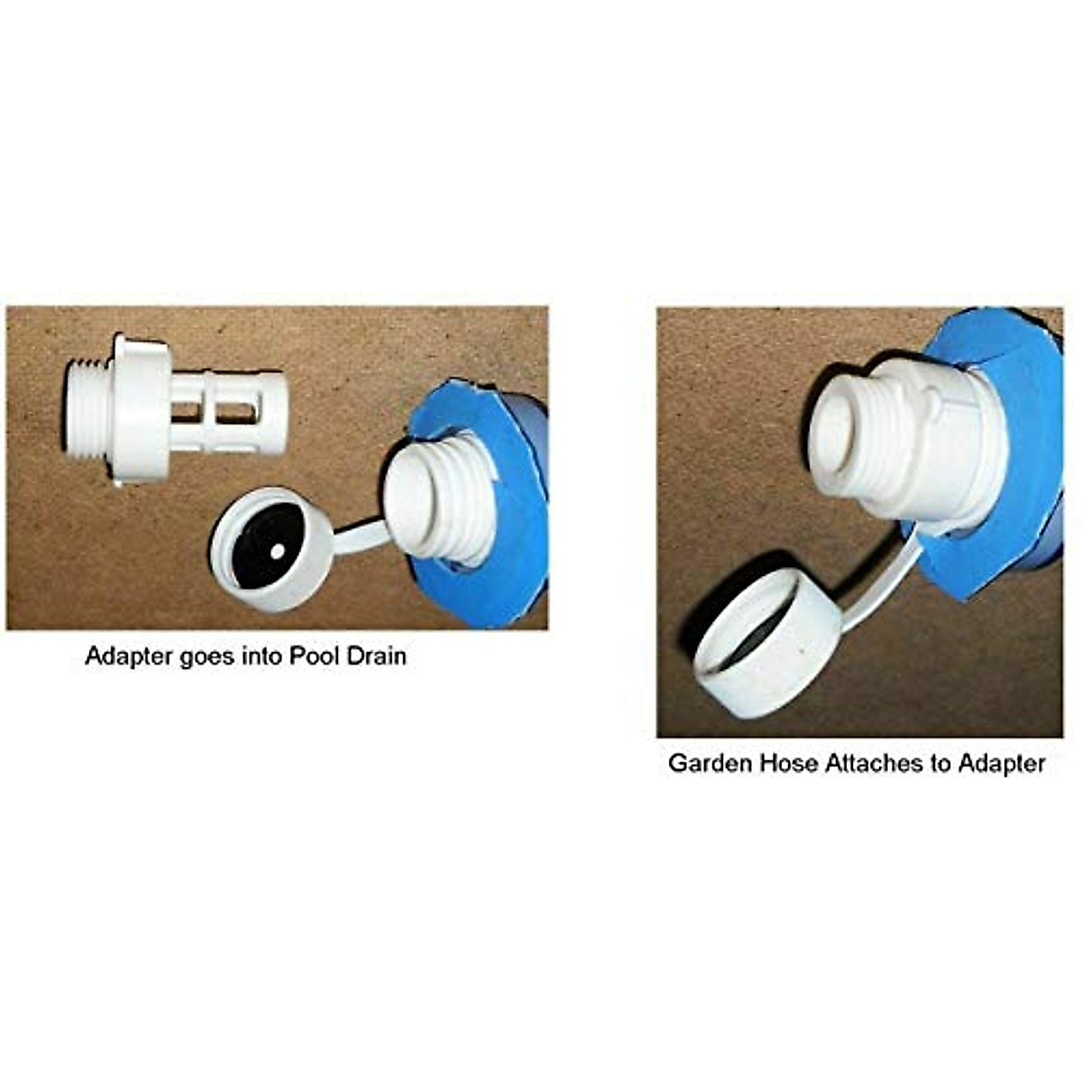 prosocool New 10184 Garden Hose Drain Plug Connector fits for Intex Hose Adapter Round Swimming Pool Drain
