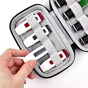 USB Flash Drive Case Compatible with Sandisk Cruzer/for Samsung Bar Plus/for Micro Center Superspeed/for Pny Turbo 16GB/ 32GB/ 64GB/ 128GB USB 2.0 3.0 Flash Drive - 8 Pack (Navy Blue)