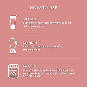 Boobie Body Organic Superfood Plant-Based Protein Shake, Chocolate Bliss, [23.4oz, 1 Tub] (Package May Vary)