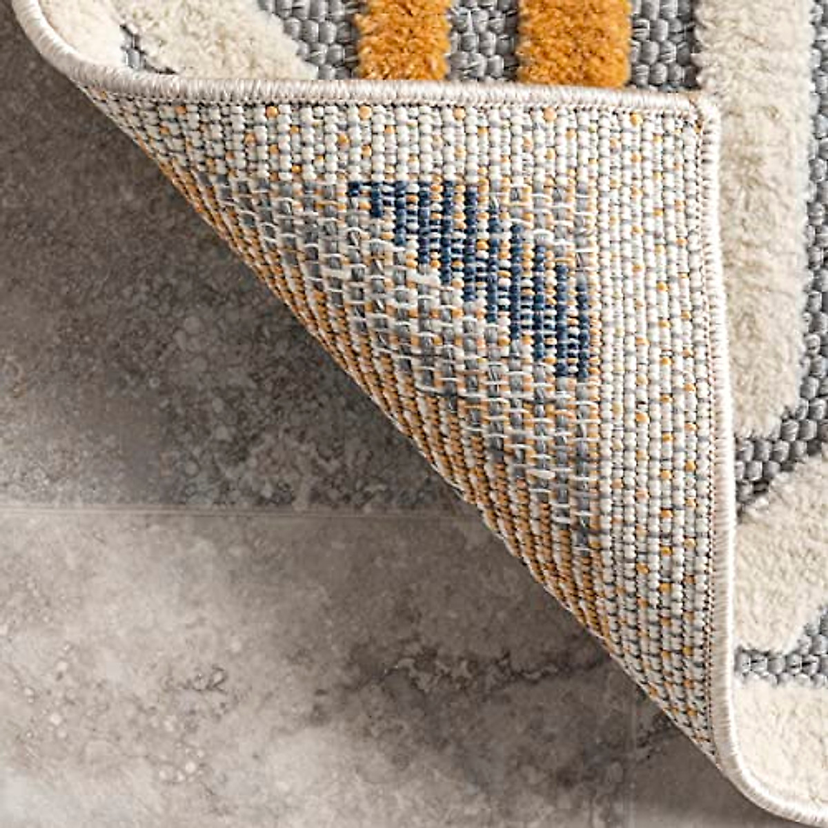 nuLOOM Arlene Colorful Tribal Indoor/Outdoor Area Rug, 5' x 7' 6", Blue