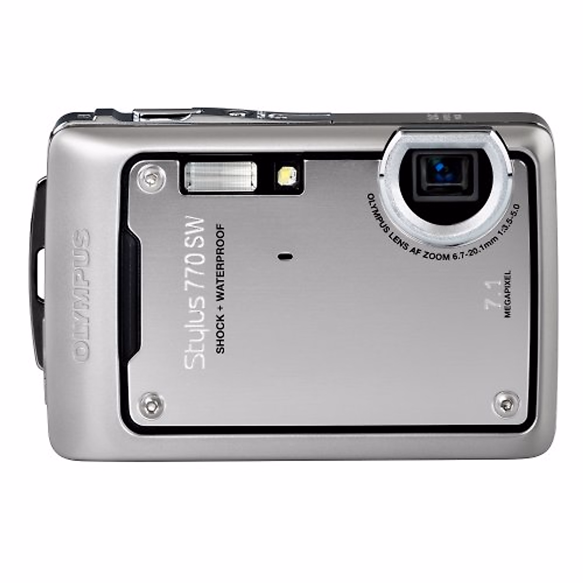 Olympus Stylus 770SW 7.1MP Digital Camera with 3x Optical Zoom (Silver)